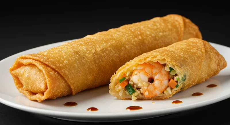 Harumaki de camarão na air fryer: crocância irresistível rapidamente